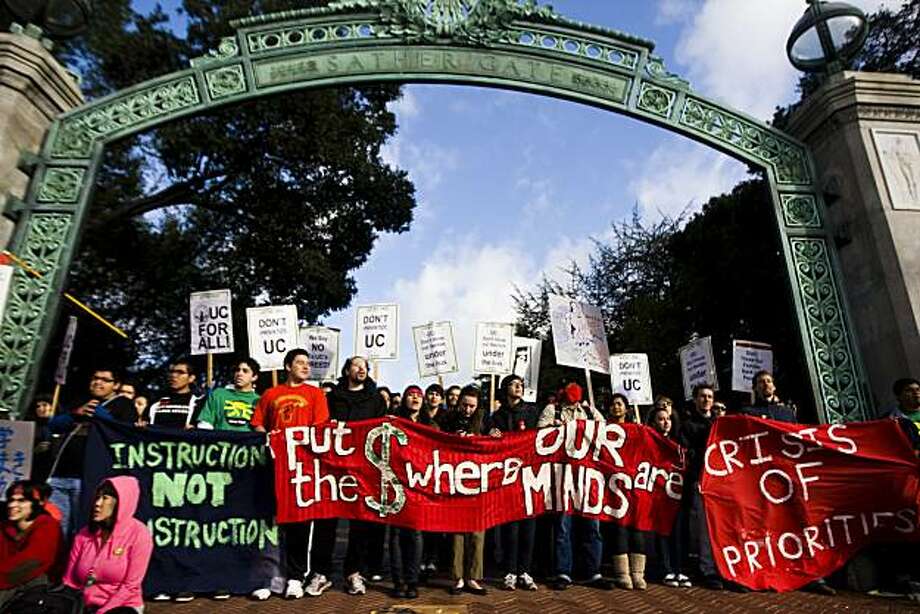Thousands rally on campuses, streets for schools - SFGate