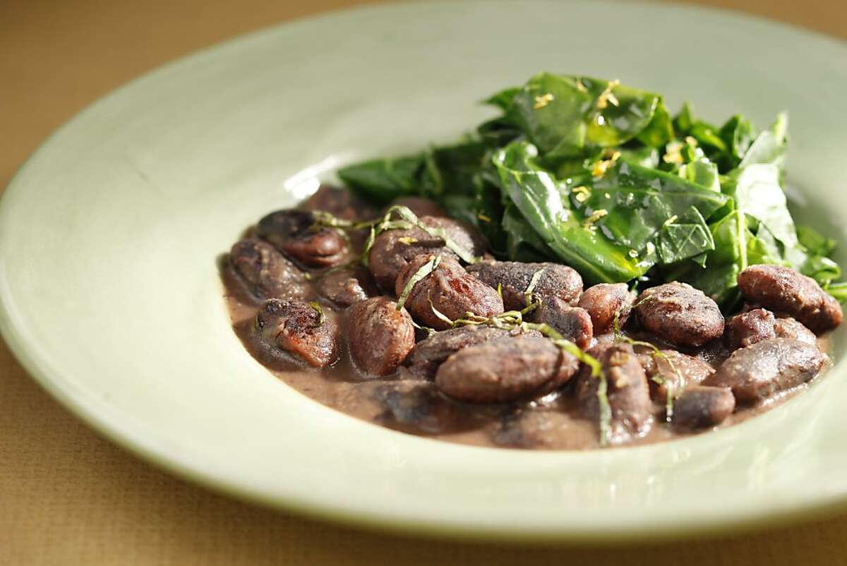 Many wine options for Scarlet Runner Beans & Bacon