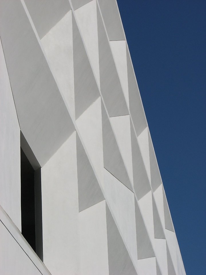 An architectural display that charges by the hour