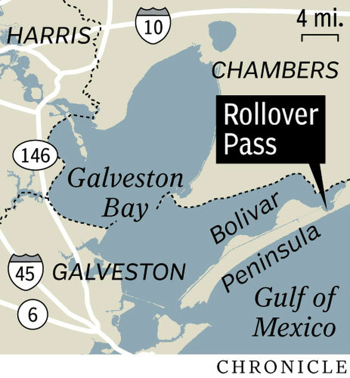 1,000-foot pier proposed at Rollover Pass
