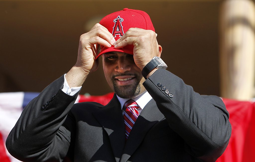 Albert Pujols a big hit in Southern California