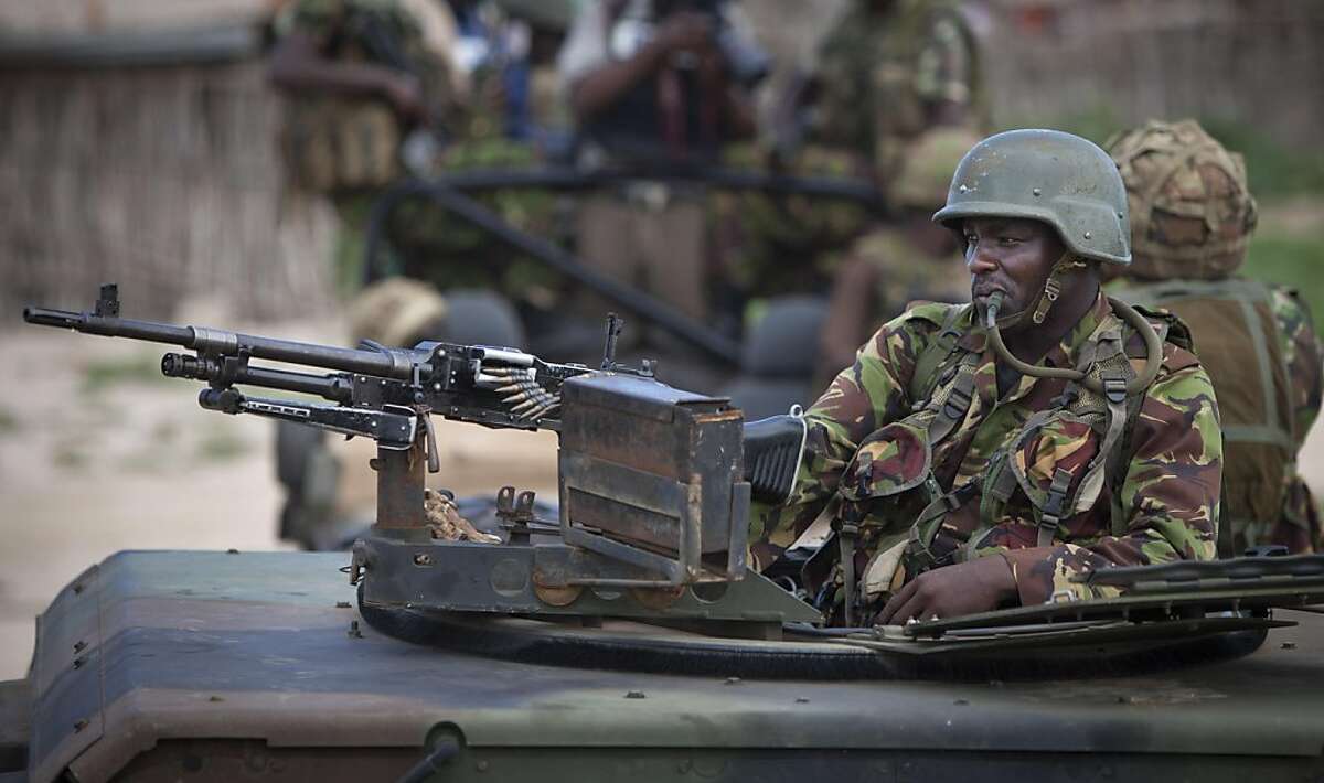 Kenyan troops in Somalia