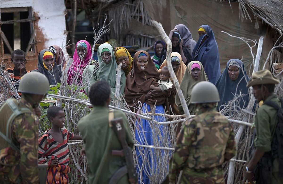 Kenyan troops in Somalia