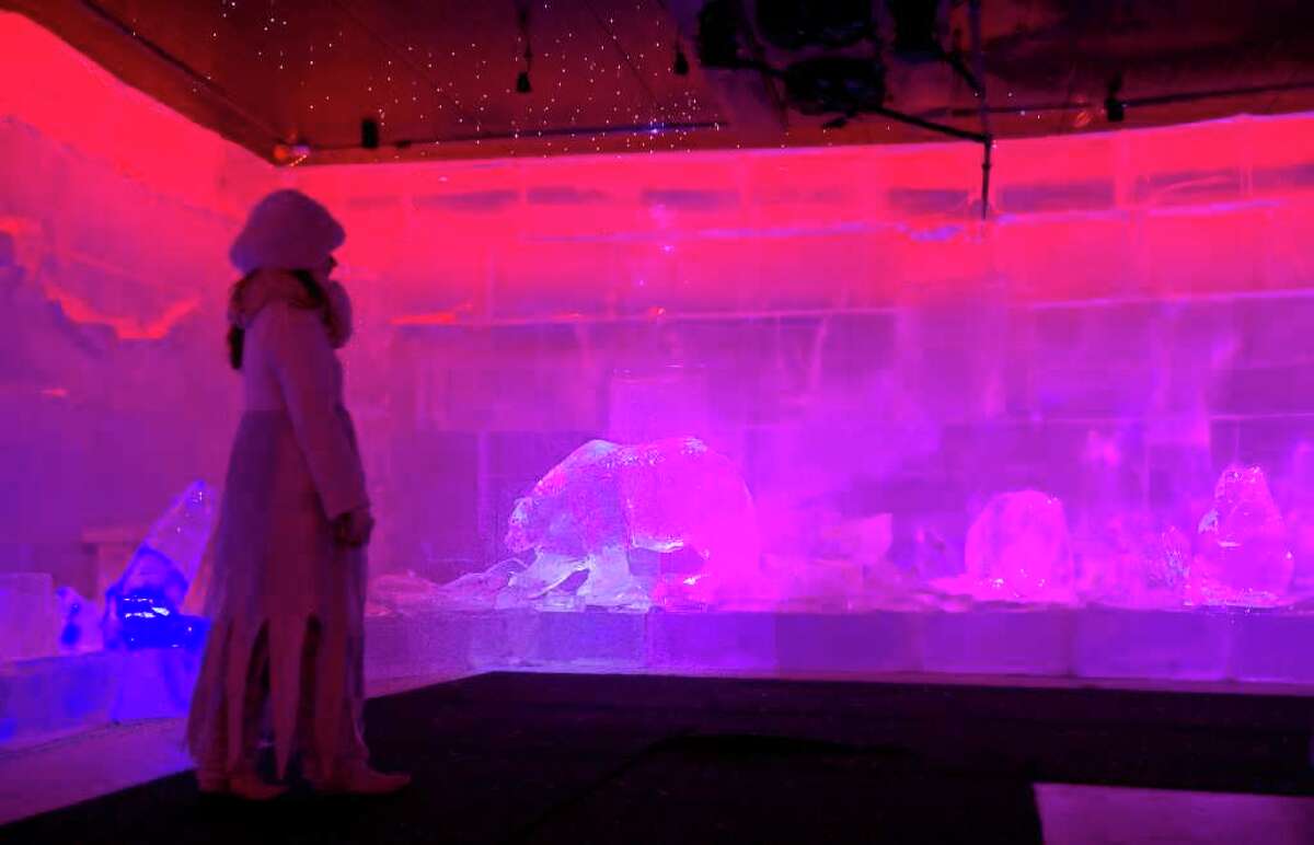 Spectacular ice sculptures in Europe