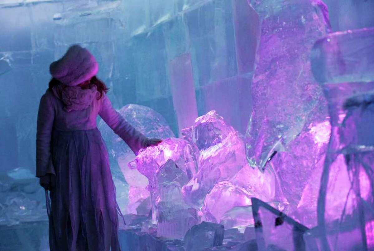 Spectacular ice sculptures in Europe