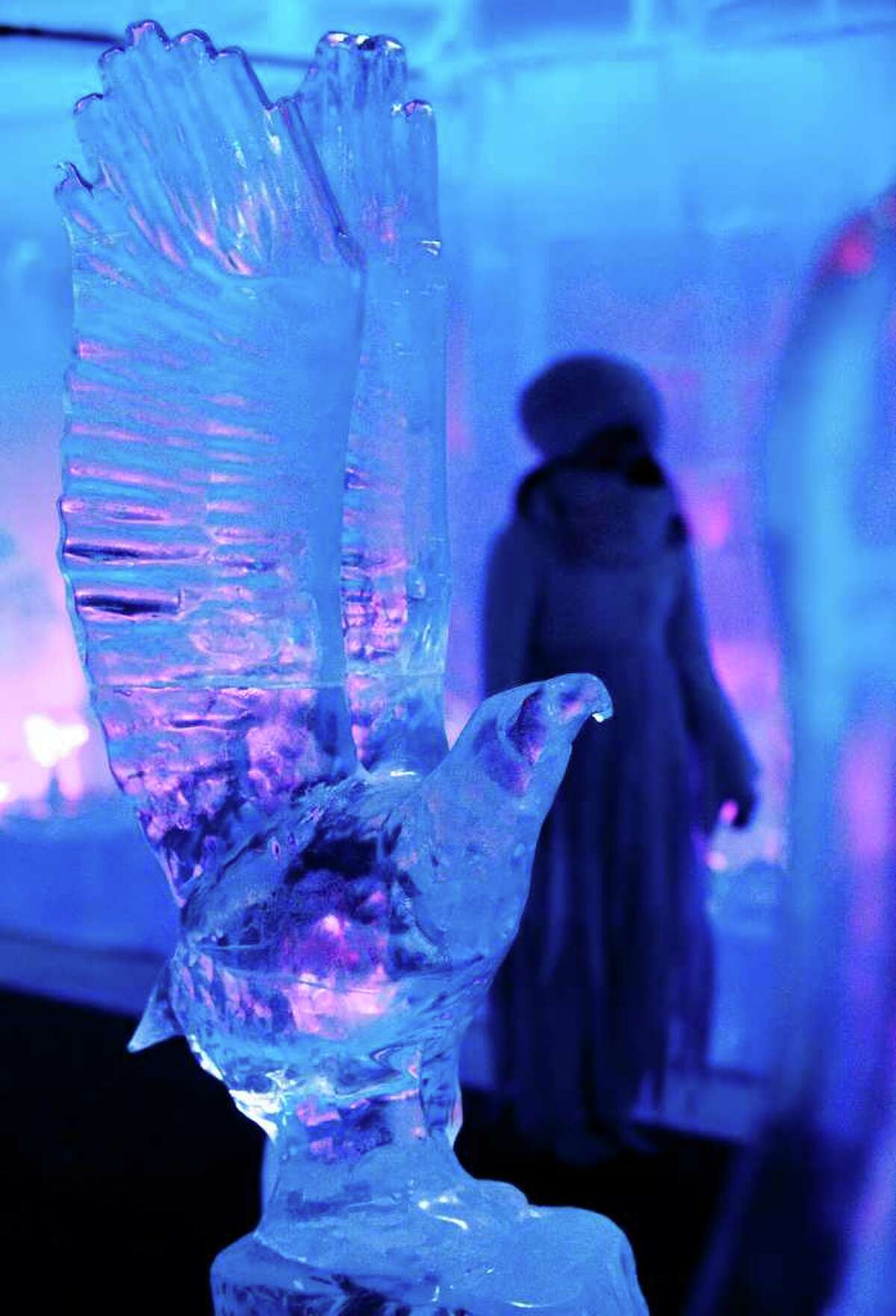 Spectacular ice sculptures in Europe