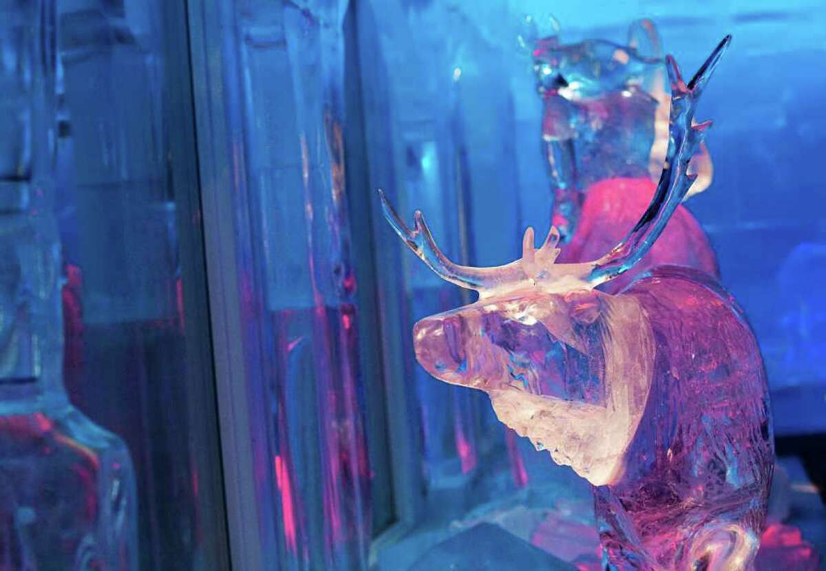 Spectacular ice sculptures in Europe