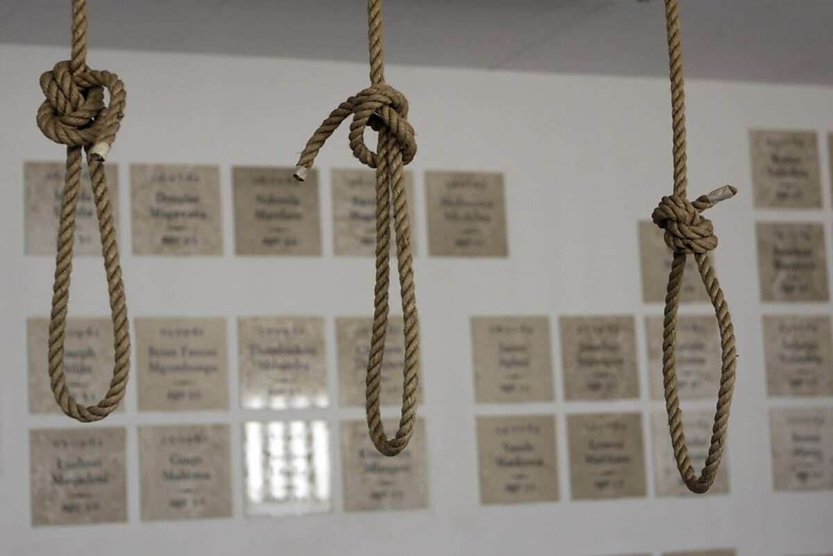 South Africa gallows an antiapartheid memorial