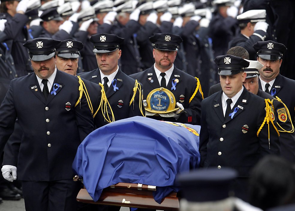 Firefighter laid to rest