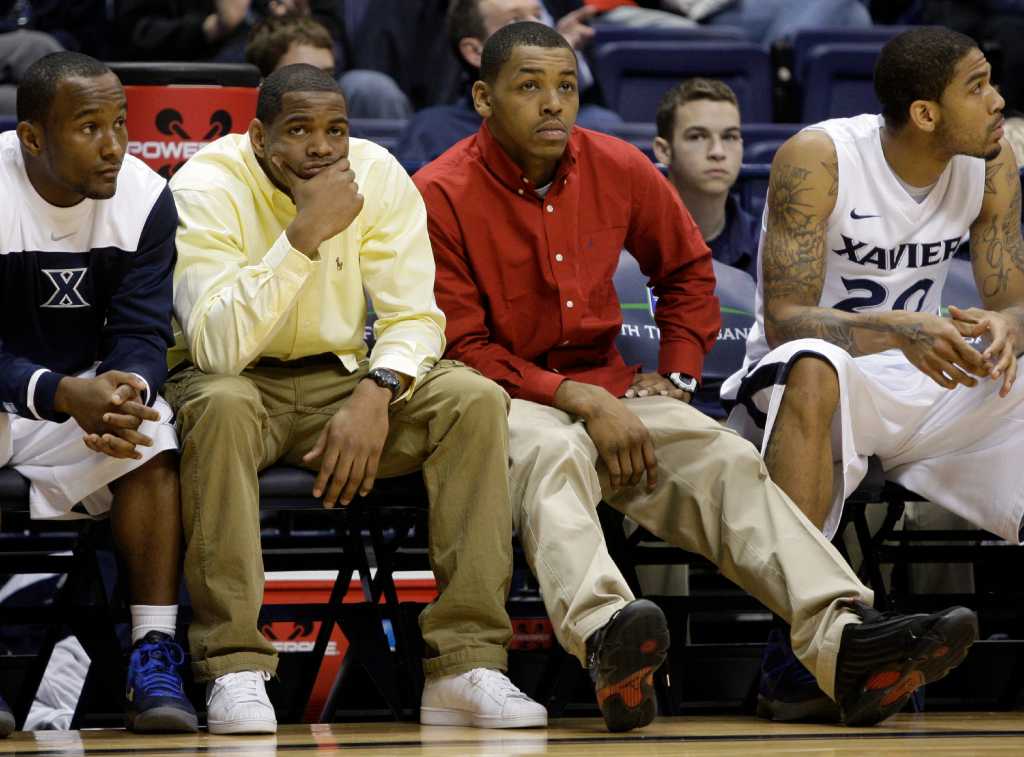 Xavier gets caught short