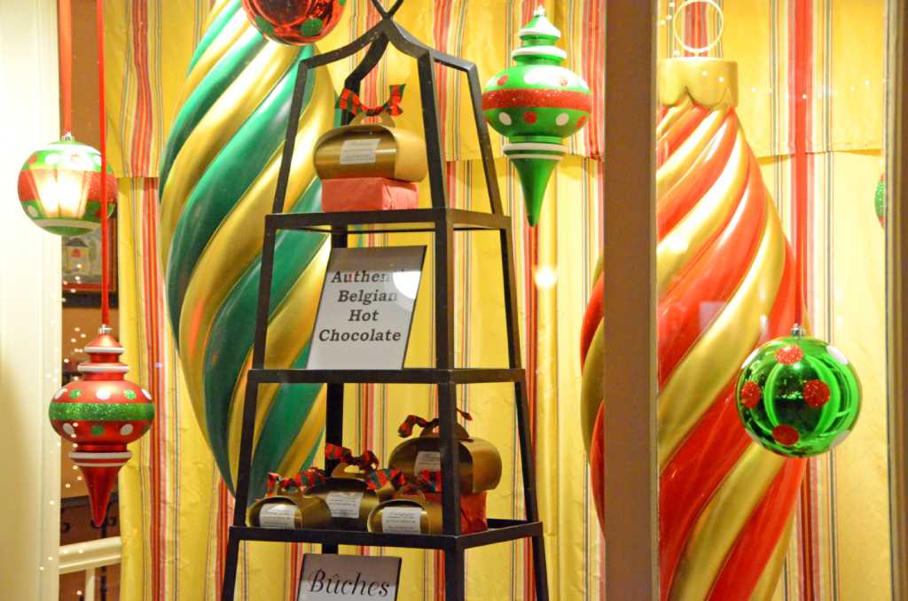 Decorative downtown storefronts