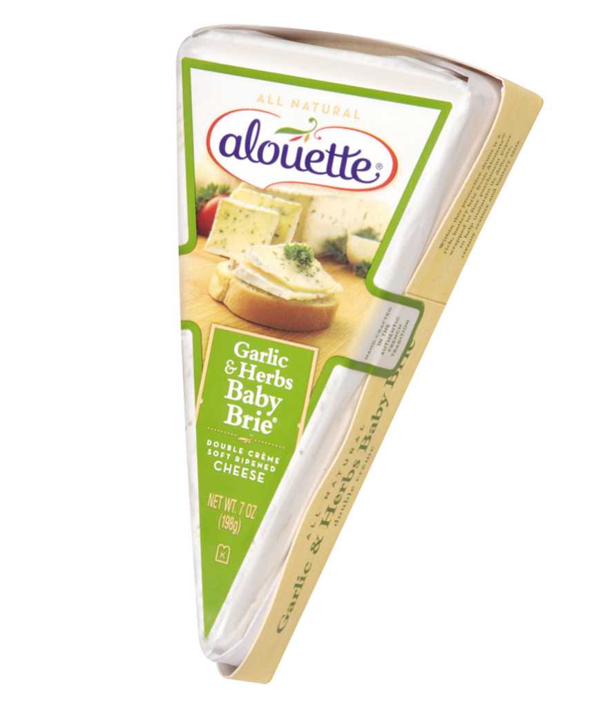 Savory brie is perfect size for nibbling