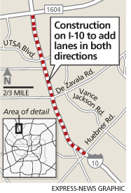Project to widen I-10 set to begin Jan. 2