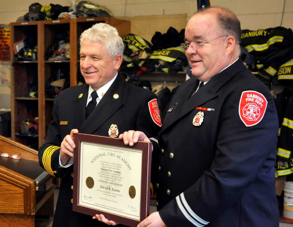 Fire captain honored for achievement