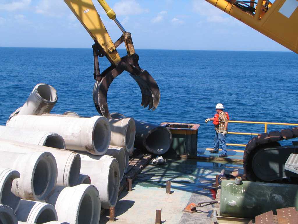 Reef poured, Port Mansfield hopes big fish are on the way
