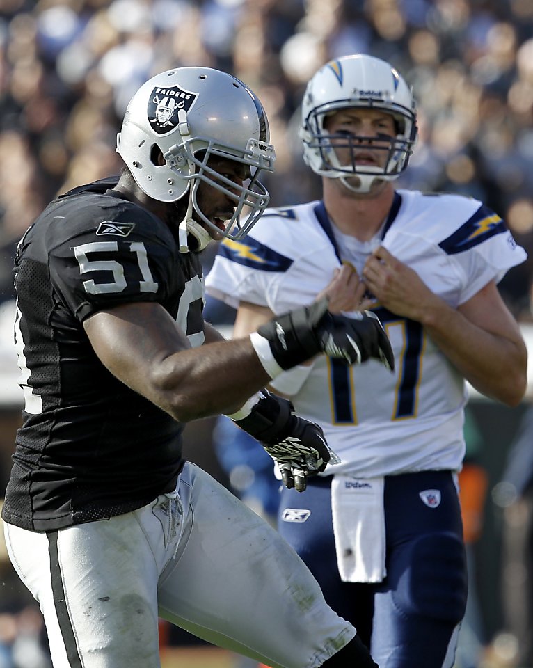 Raiders activate linebacker Aaron Curry