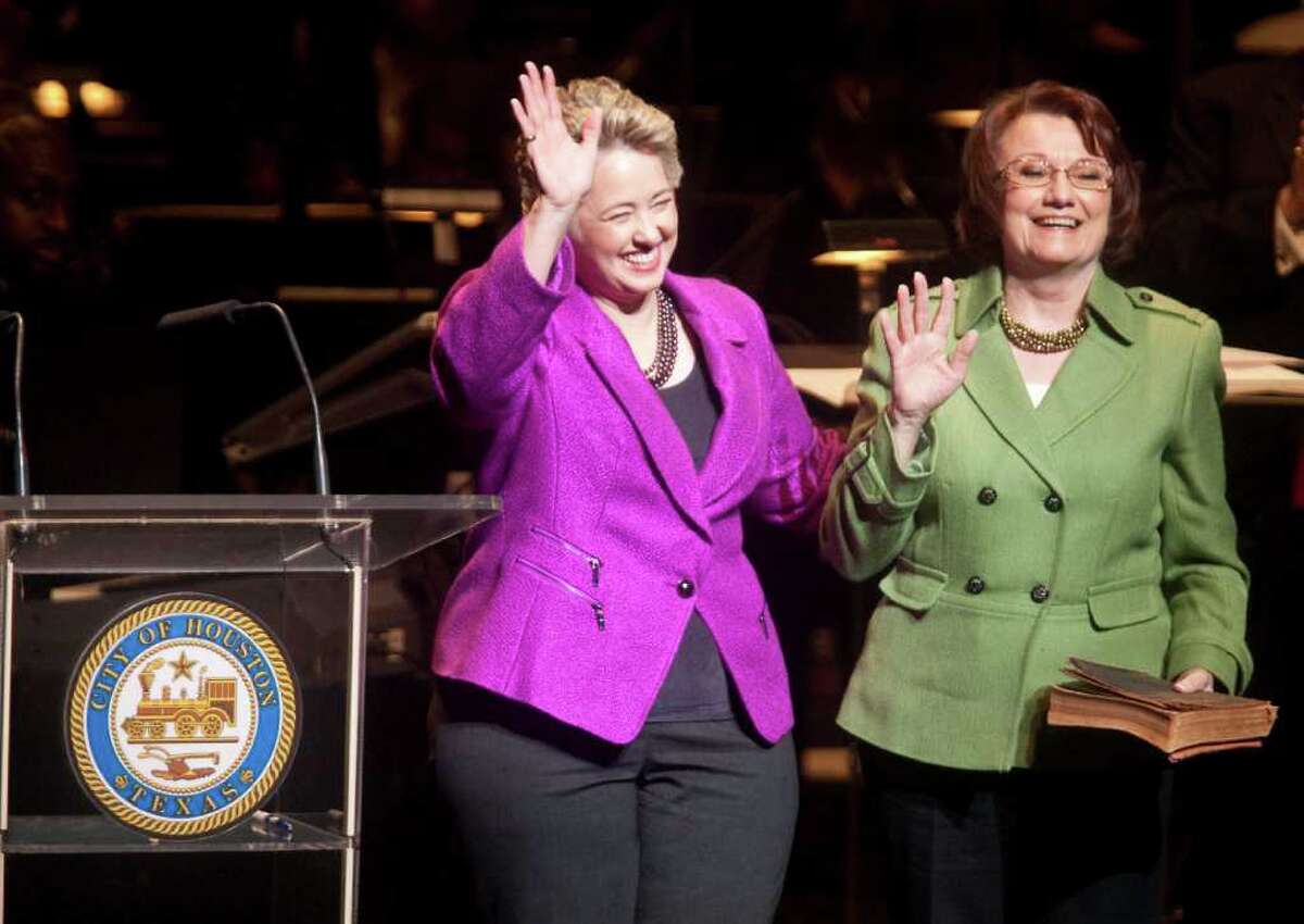 Mayor Parker marries longtime partner