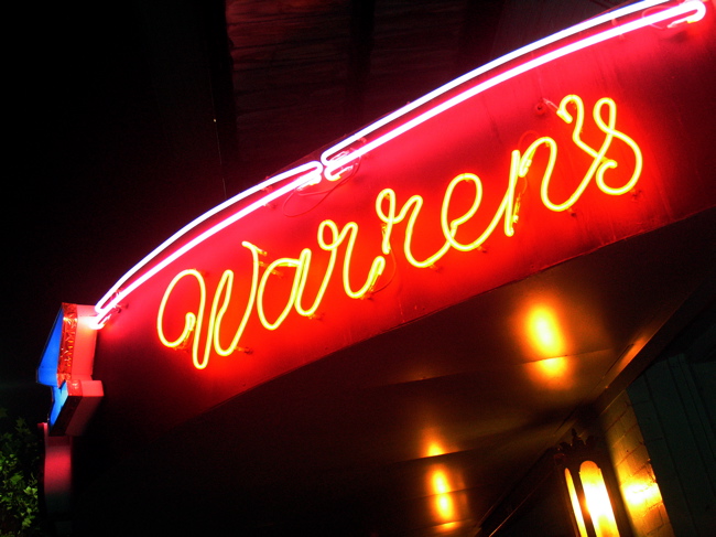 Strong drinks served with a shot of history at Warren's