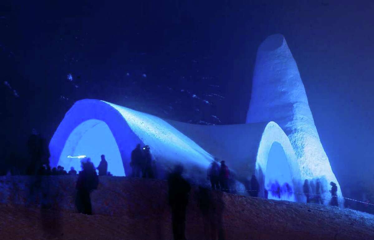 Stunning German "snow church"