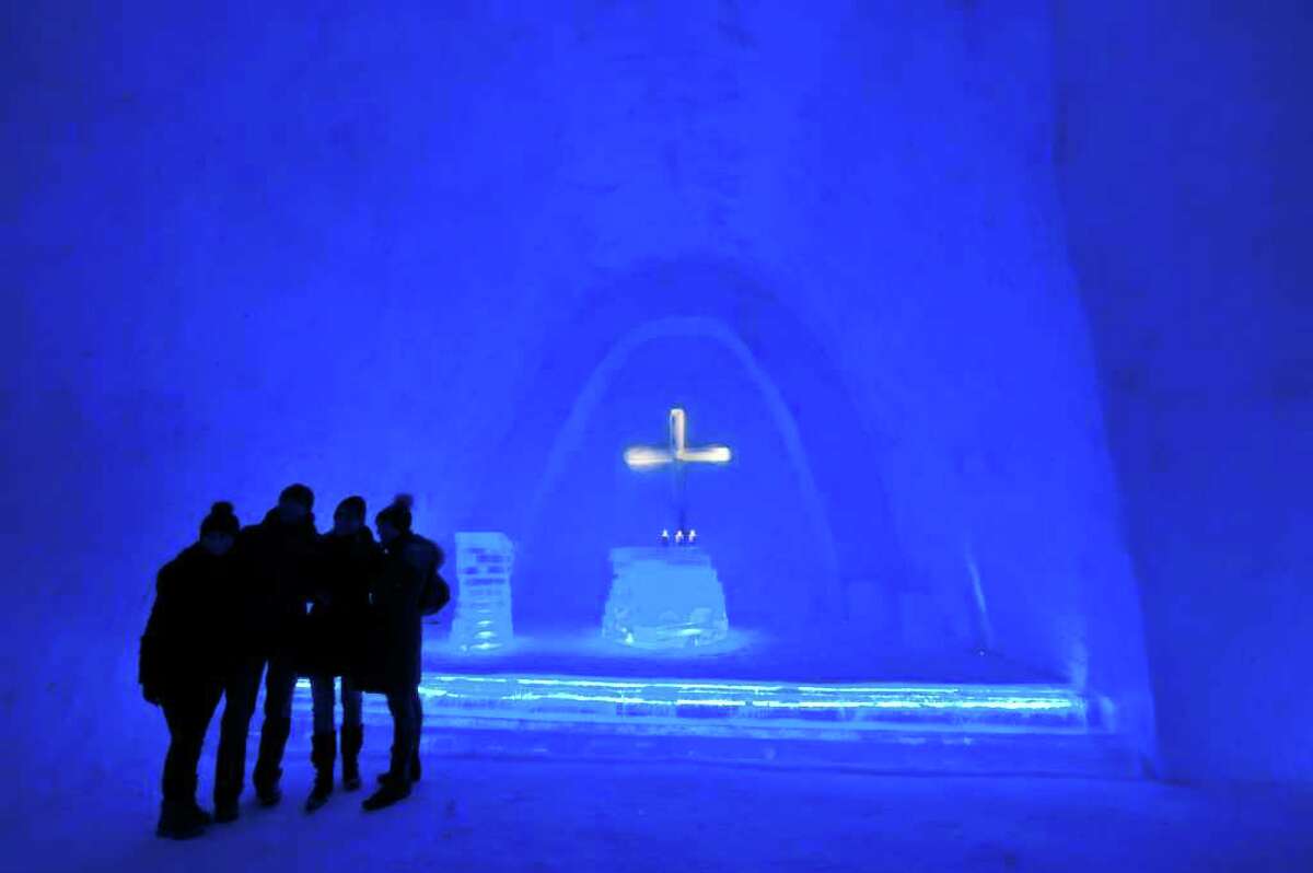 Stunning German "snow church"