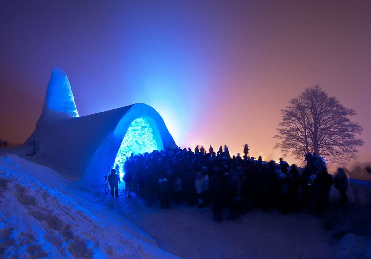Stunning German "snow church"