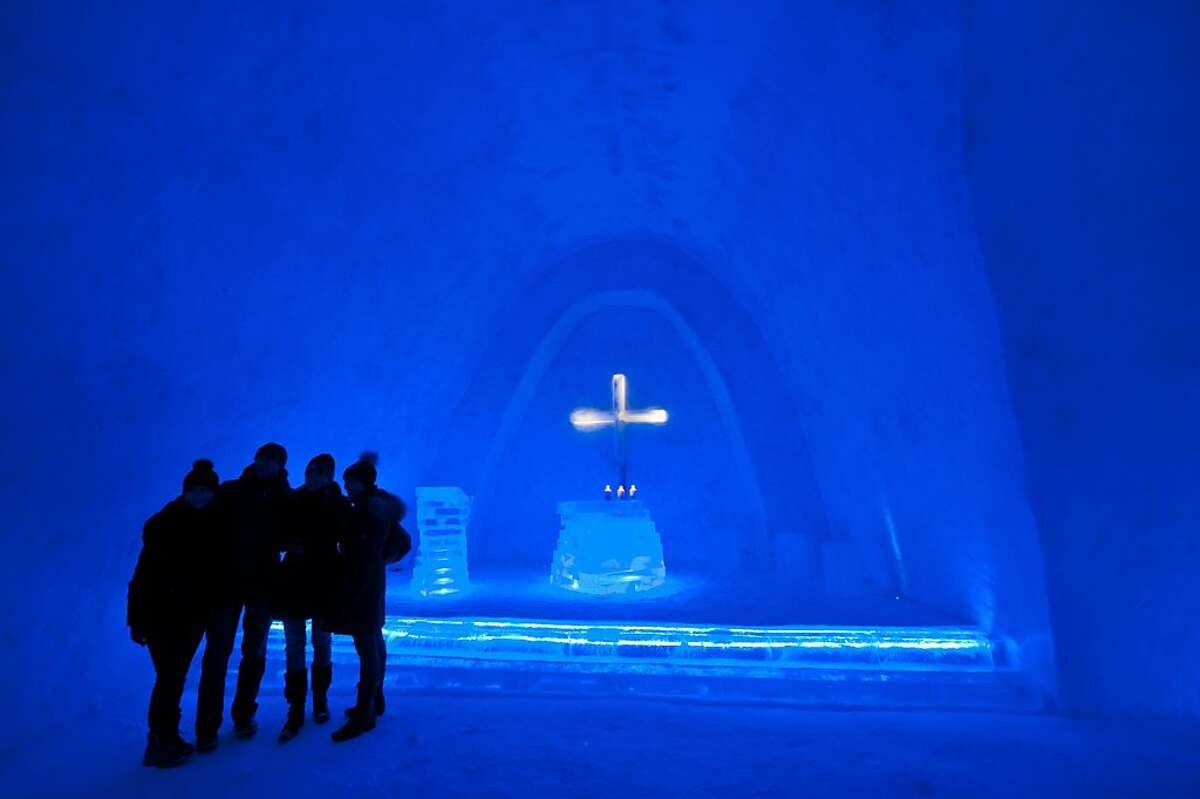 Stunning German "snow church"