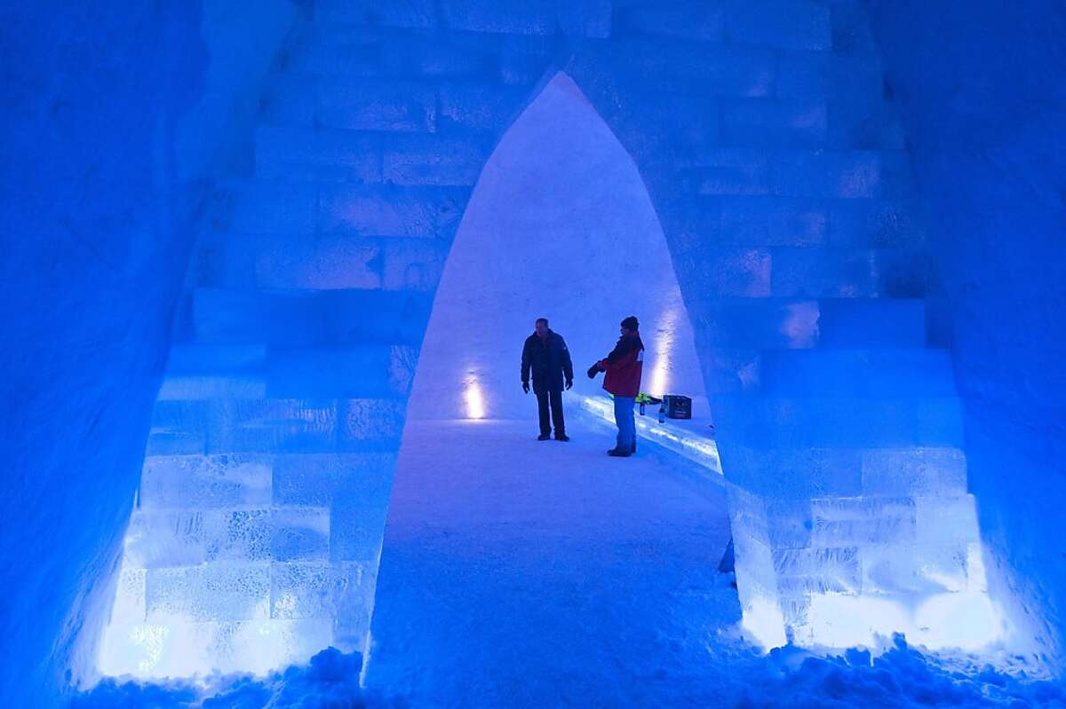 Stunning German "snow church"