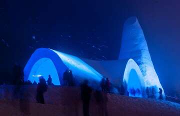 Stunning German "snow church"