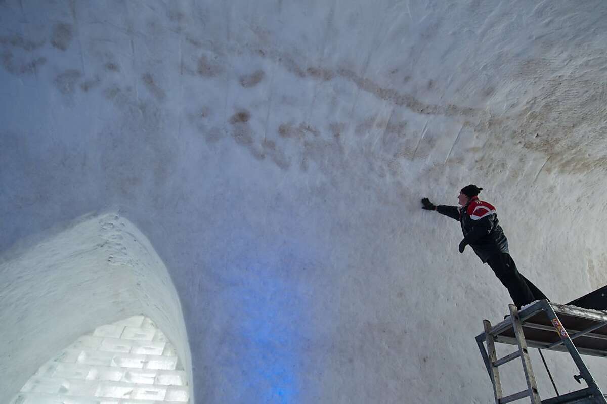 Stunning German "snow church"