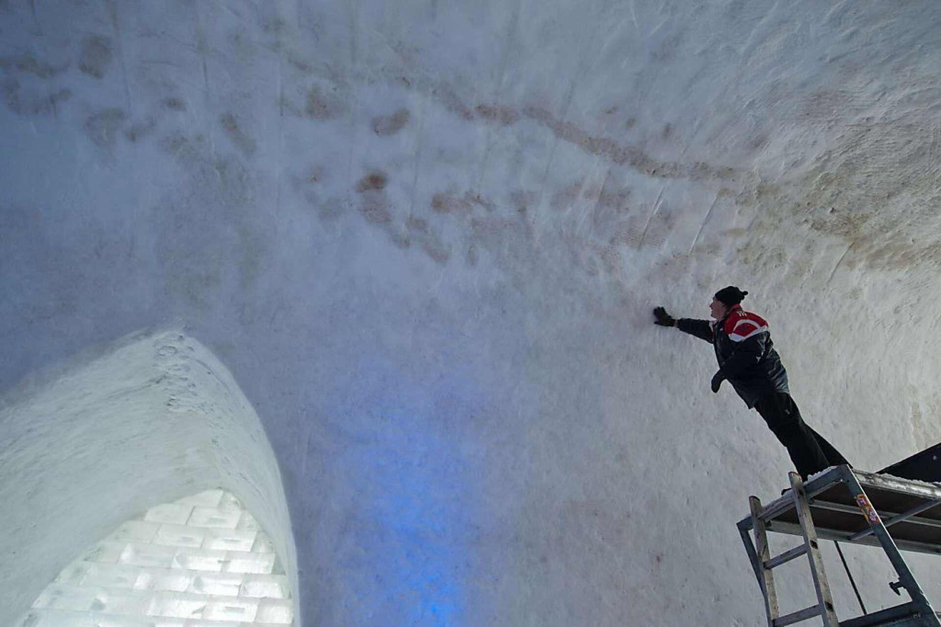 Stunning German "snow church"
