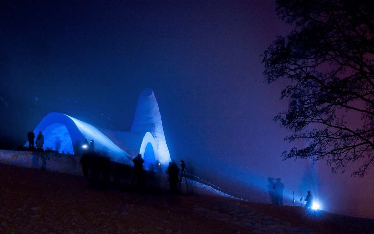 Stunning German "snow church"