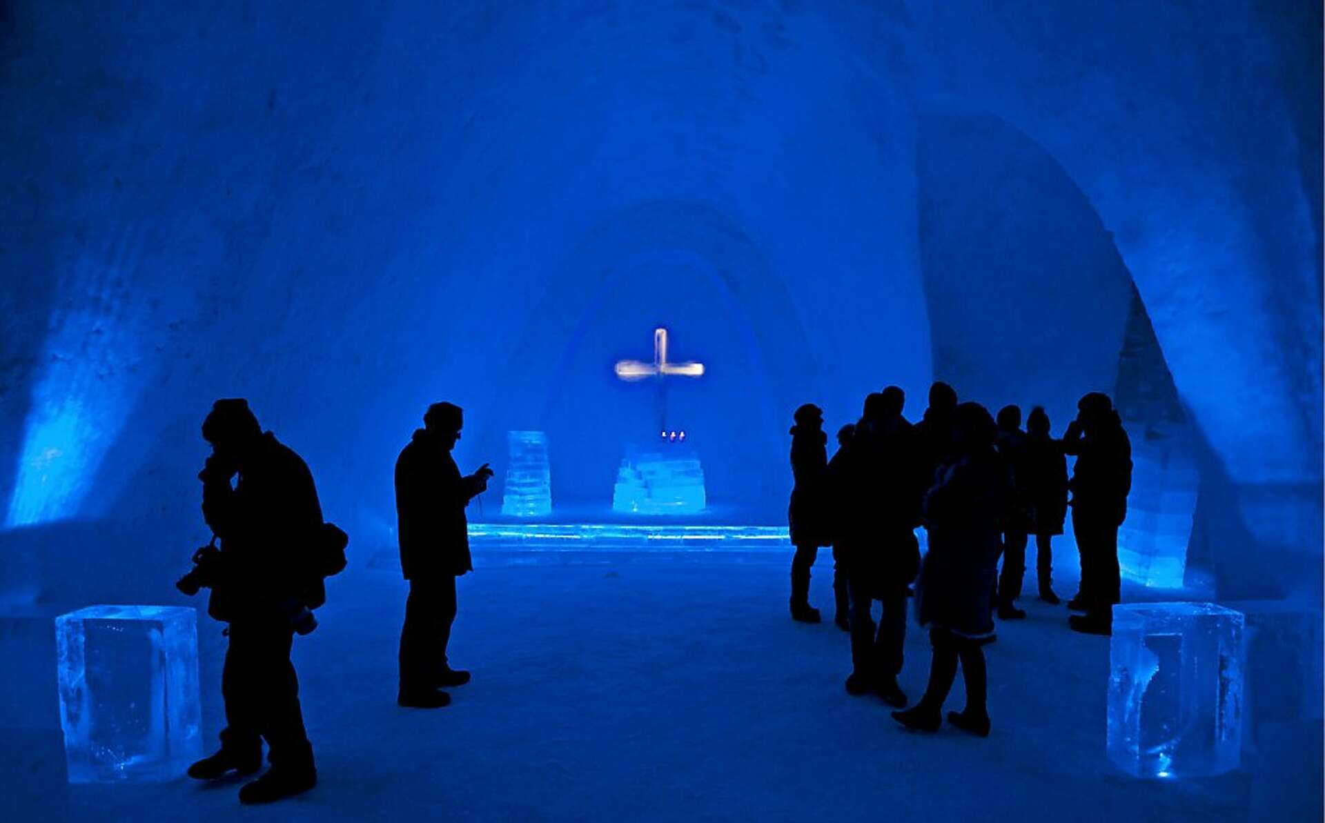 Stunning German "snow church"