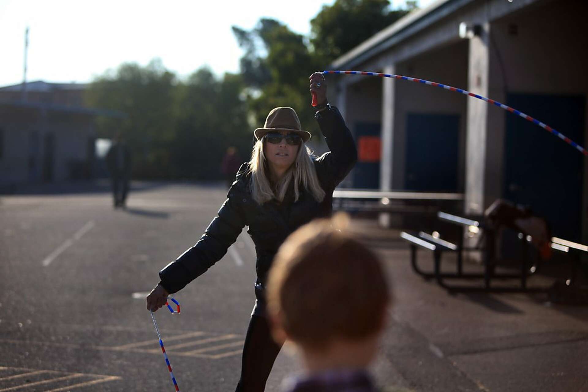 Bain LaPlant, P.E. teacher at Mill Valley school