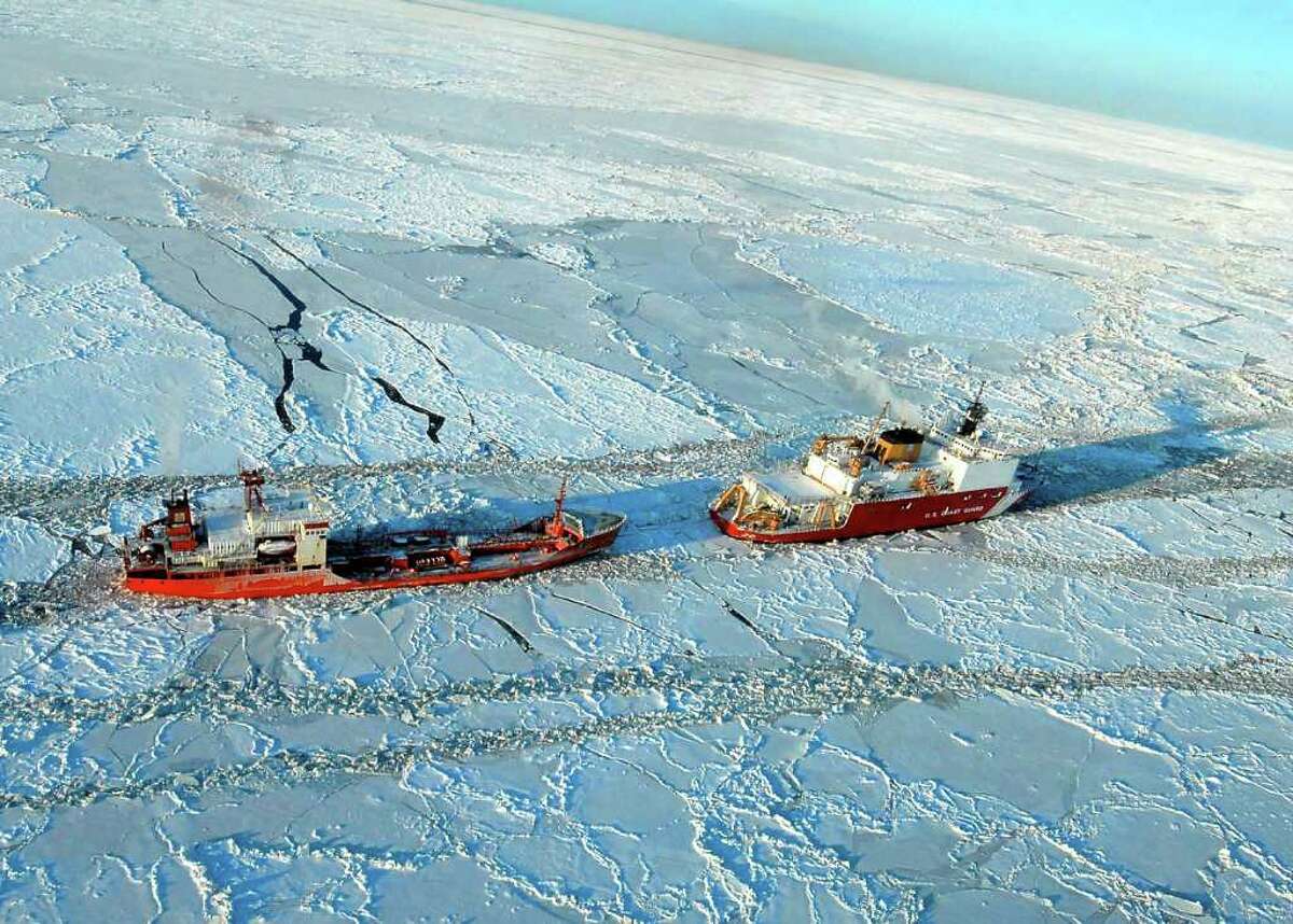 Local ice breaker, tanker deliver fuel to iced-in Nome