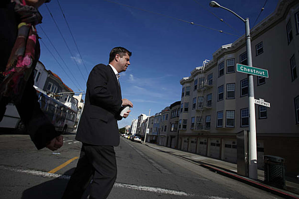 Mark Farrell, District 2 supervisor, a novice