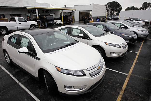 PlugShare app shows map of recharging stations