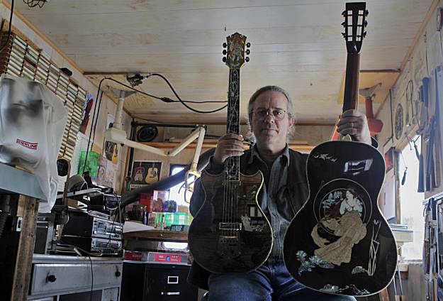 Custom guitars are his specialty