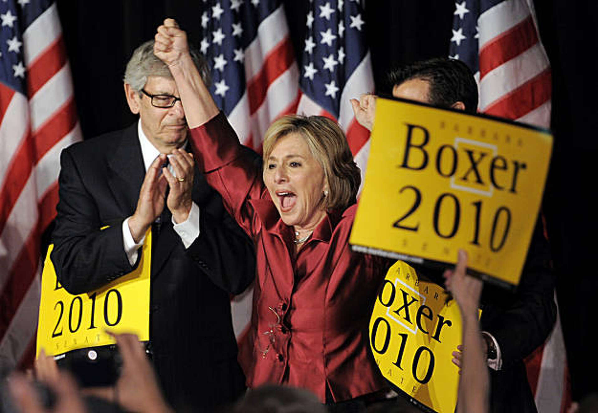 Barbara Boxer defeats Carly Fiorina in Senate race