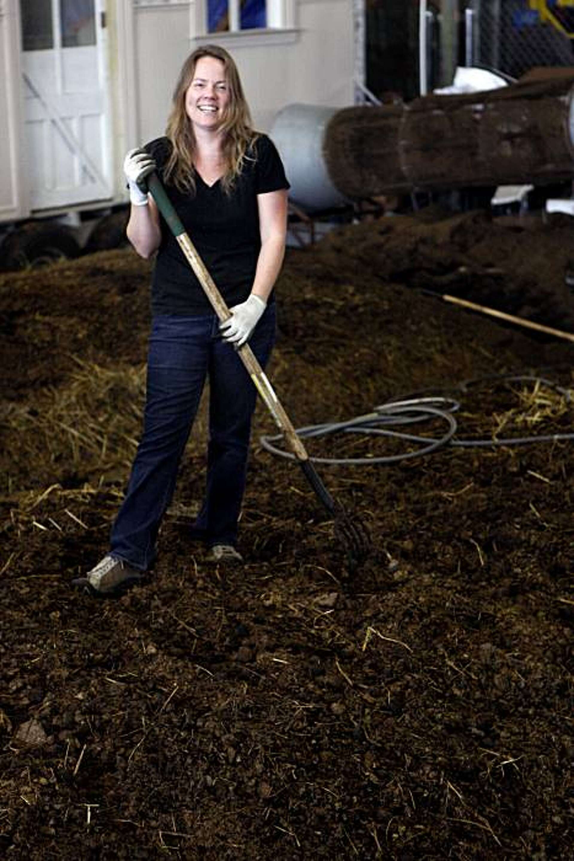 Composted manure is the gardener's best friend