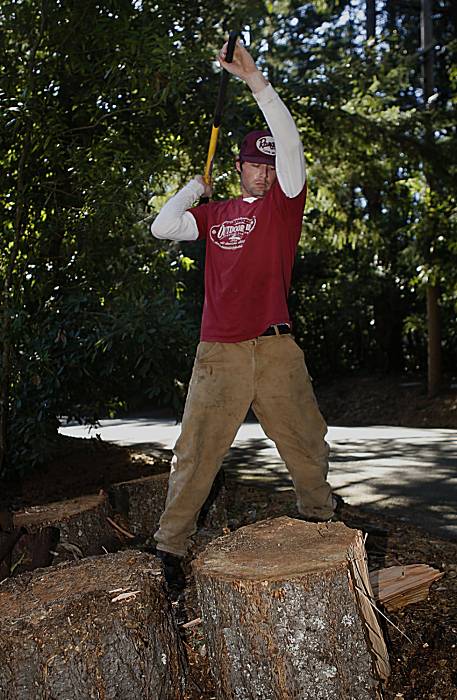 Danny Dempsey, firewood man of Portola Valley
