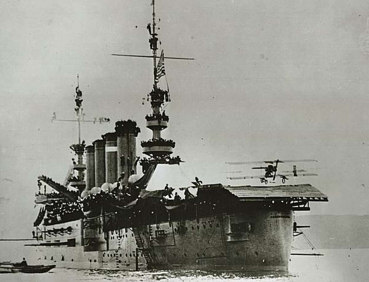 Eugene Ely's historic landing, 100 years ago