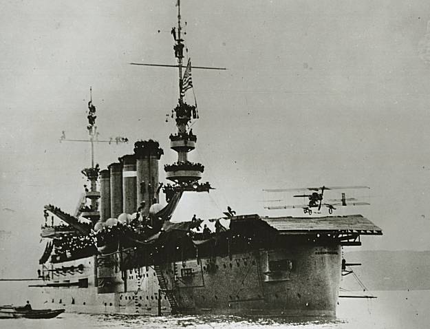 Eugene Ely's historic landing, 100 years ago