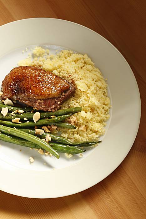 Sauce unites duck with Riesling