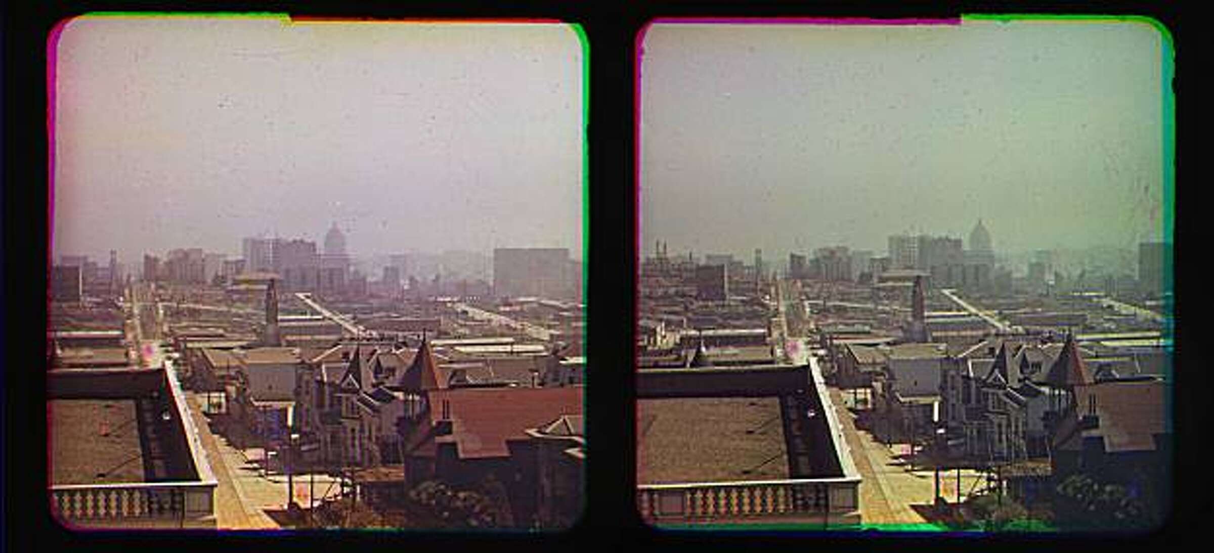 1906 SF quake captured in color by Frederick Ives