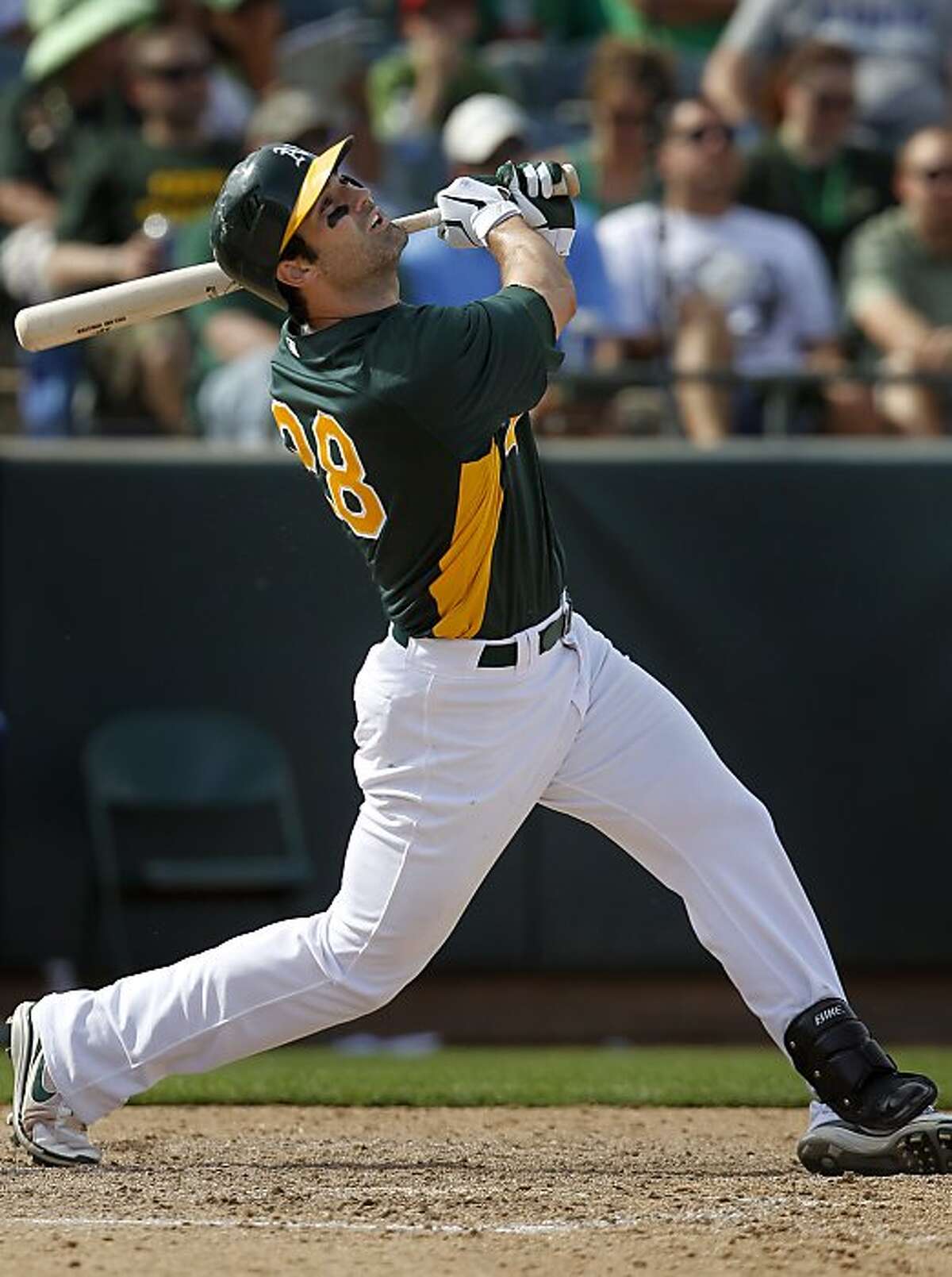 A's Conor Jackson is healthy after 2 lost seasons
