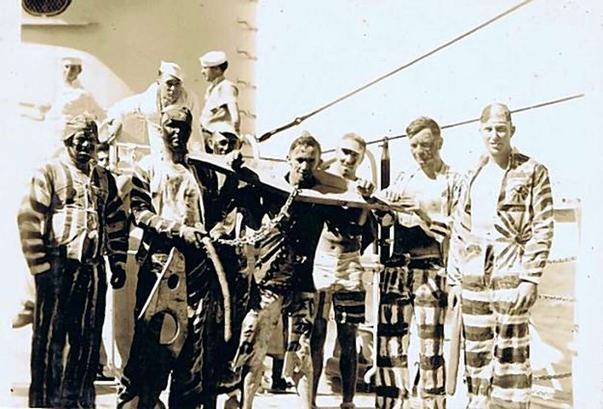 Homoerotic or not? New navy hazing images include rare color pics