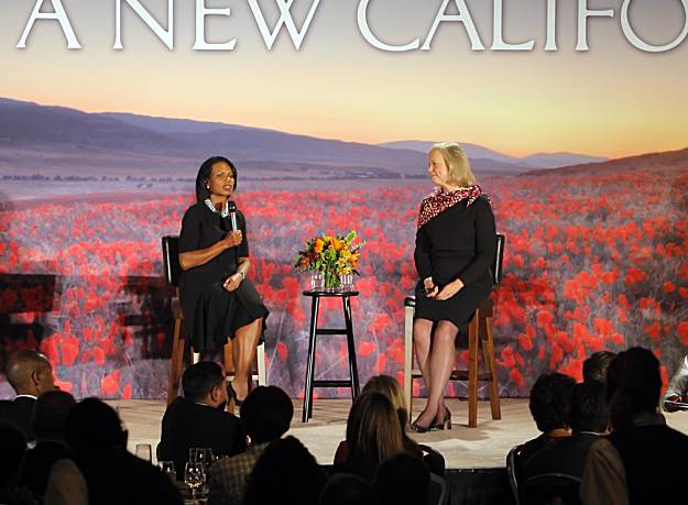 Meg Whitman on the campaign trail