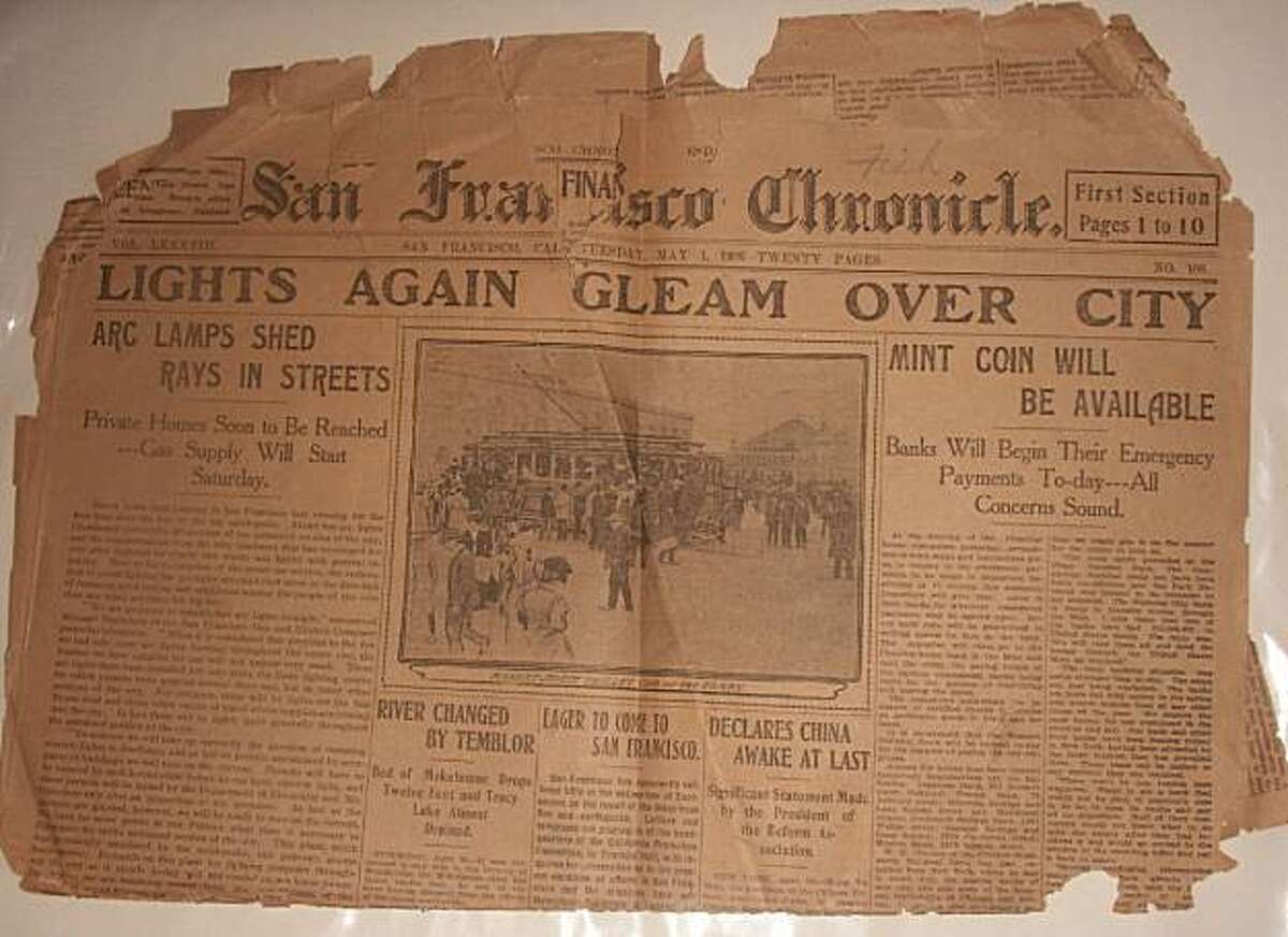 Remembering the great earthquake of 1906