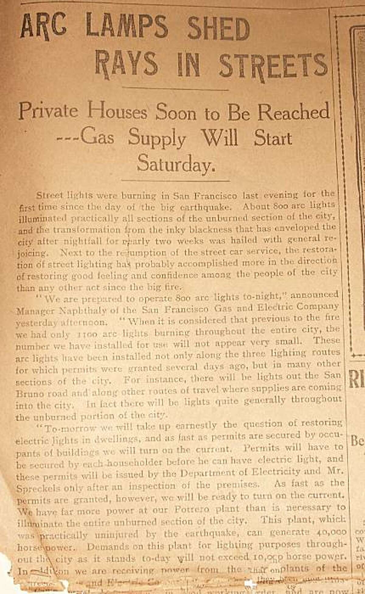 Remembering the great earthquake of 1906