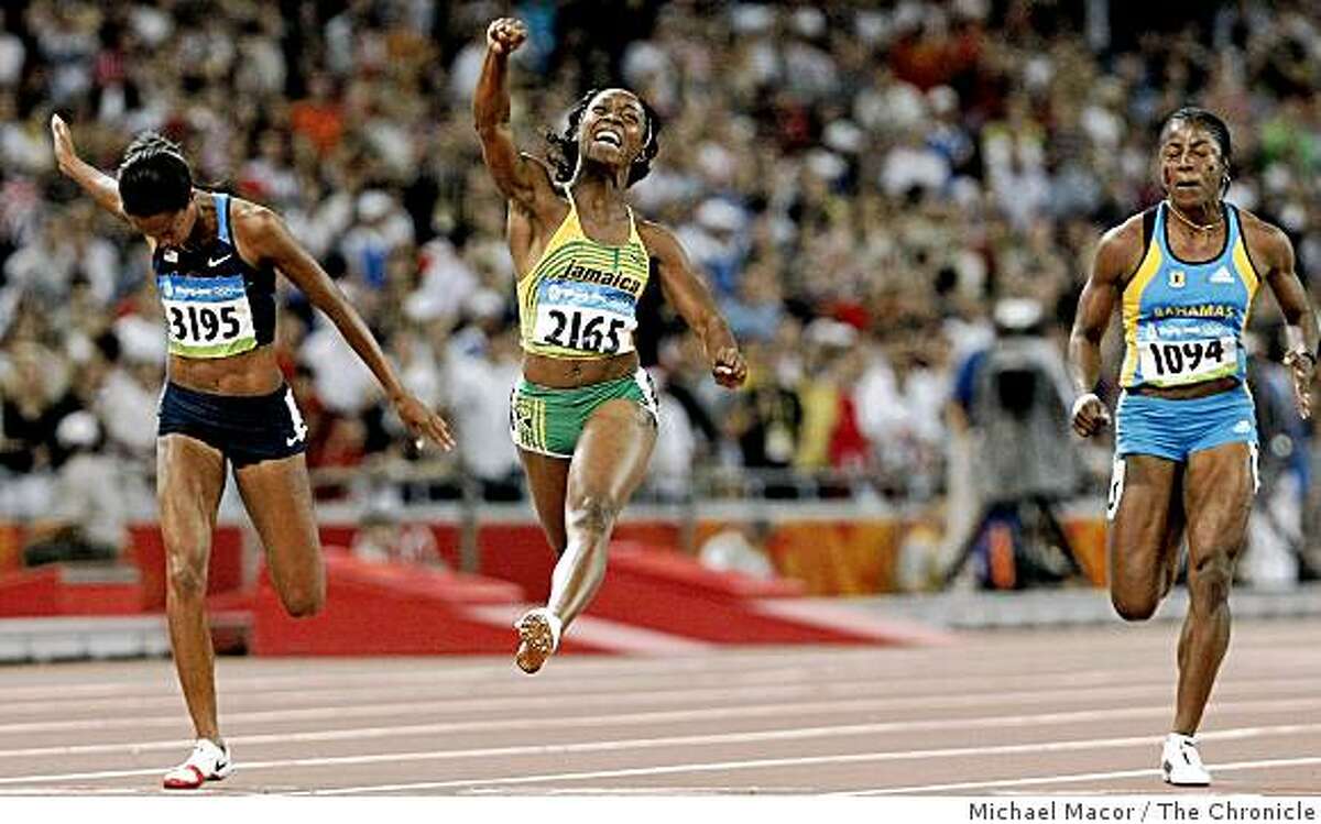 Jamaican sprinters on the fast track